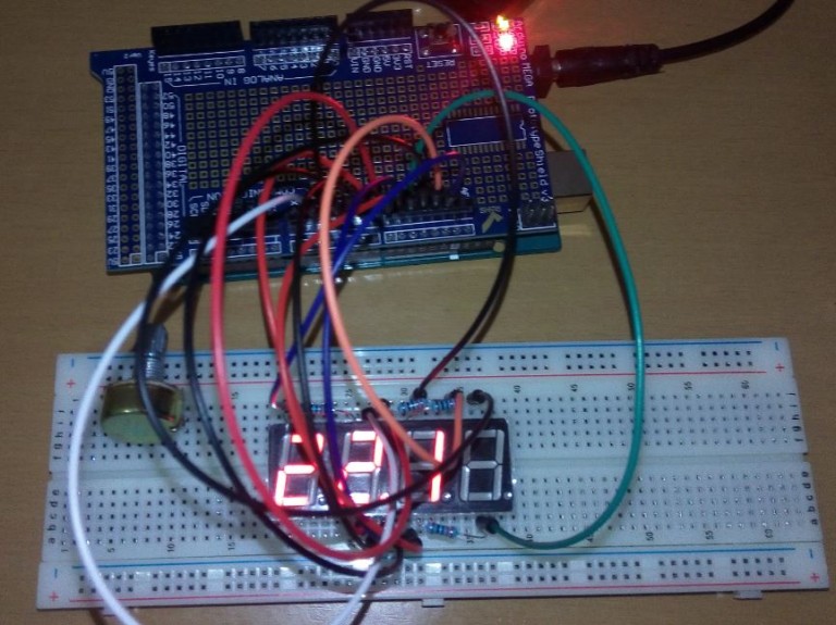 7 Segment 4 Digit LED Display SMA420564 using Arduino - Haneef Puttur
