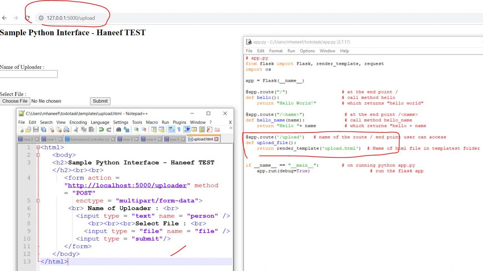 Convert python code as a web based service - Haneef Puttur Convert python code as a web based service - Haneef Puttur